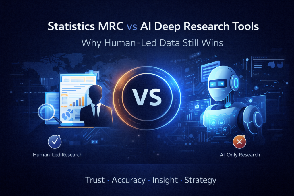 Statistics MRC vs AI Research Tools: Why Human-Led Data Wins in 2026